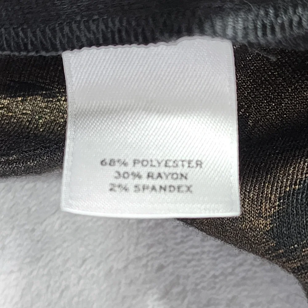 Halogen | Skirts | Halogen Skirt Womens 6p Petite Black Bronze Metallic ...
